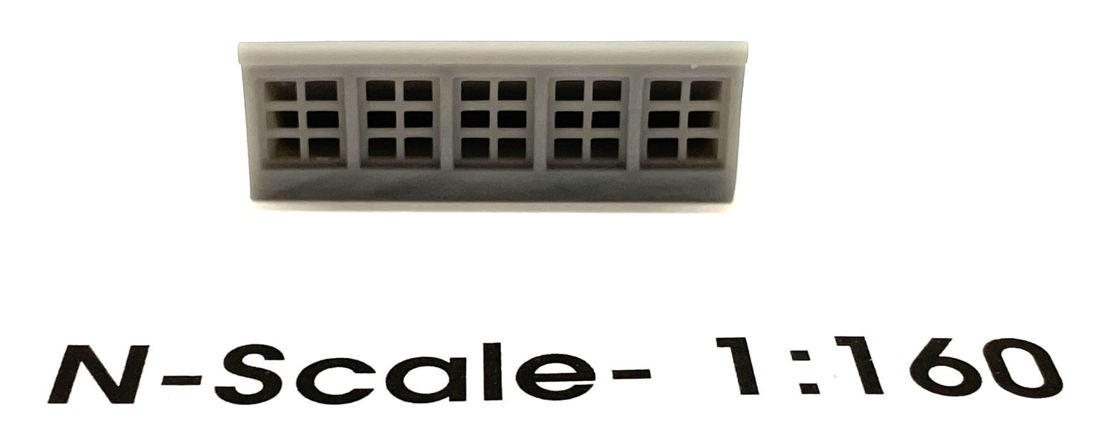 N-Scale Industrial Skylight – All Windows In – Phoenix Precision Models